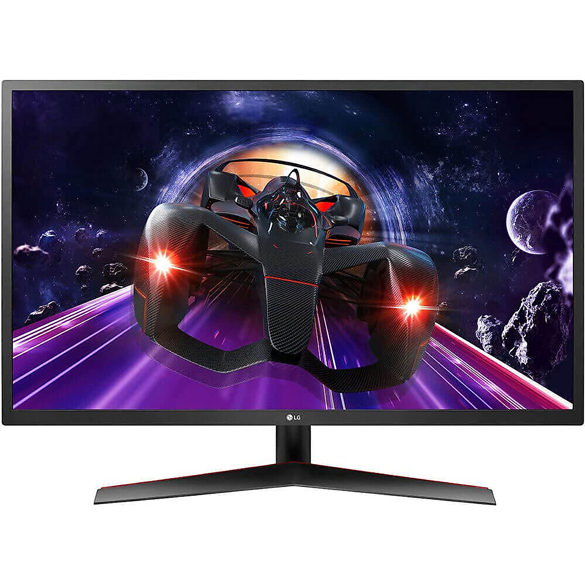 LG 24MP60G-B 24" Full HD (1920 x 1080) IPS Monitor with AMD FreeSync and 1ms MBR Response Time, and 3-Side Virtually Borderless Design - Black (Renewed)