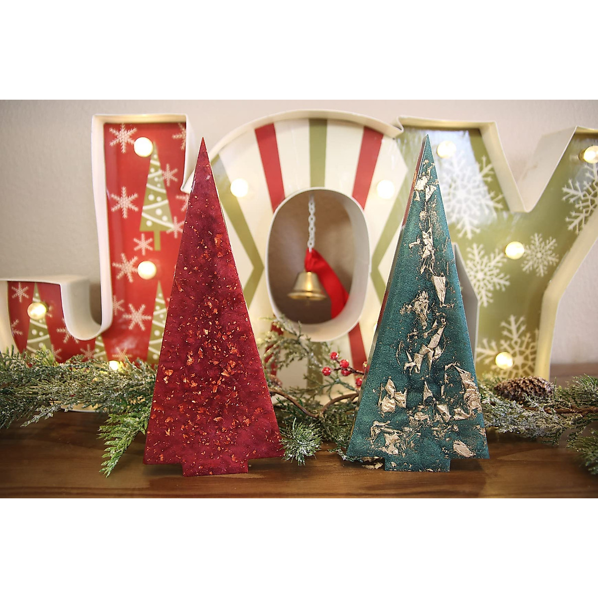 CROWNMADE Resin Christmas Tree Mold Silicone Christmas Mold for Resin Decoration