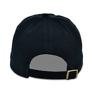 Lids Blank Baseline Dad Adjustable Strapback Hat Black