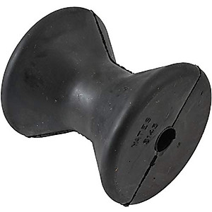 attwood 11205-1 Trailer Boat Rubber Bow 3x3 Roller, Black