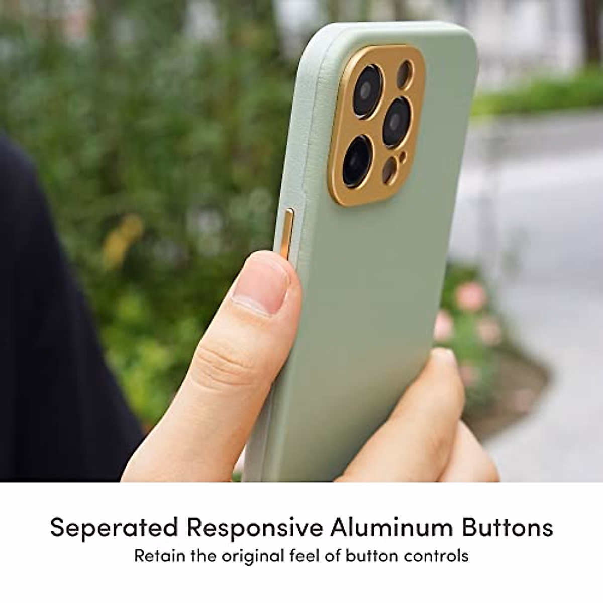 Moshi Altra Crossbody Case with Detachable Quick-Buckle Design (for iPhone 14 Pro 6.1 in) MagSafe Compatible, Aluminum Lens and Buttons [Crossbody and Wristlet Strap Sold Separately], Champagne Pink