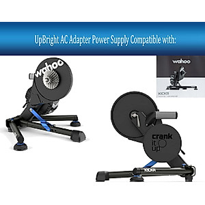 UL Listed 12V AC/DC Adapter Compatible with Wahoo Fitness KICKR V5 WFBKTR120 WF113 V4 WFBKTR118 V3 WFBKTR117 KICKR14/15 WFBKTRNR KICKR16 V2 WFBKTR116 Axis Smart Trainer Bike 5.0A Power Supply Charger