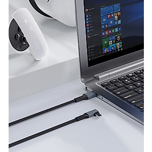 YCCTEAM 16FT Link Cable for PC Steam VR Headset, USB 3.2 Gen1 High Speed Data Transfer & 3A Fast Charging Cable for VR Headset and Gaming PC