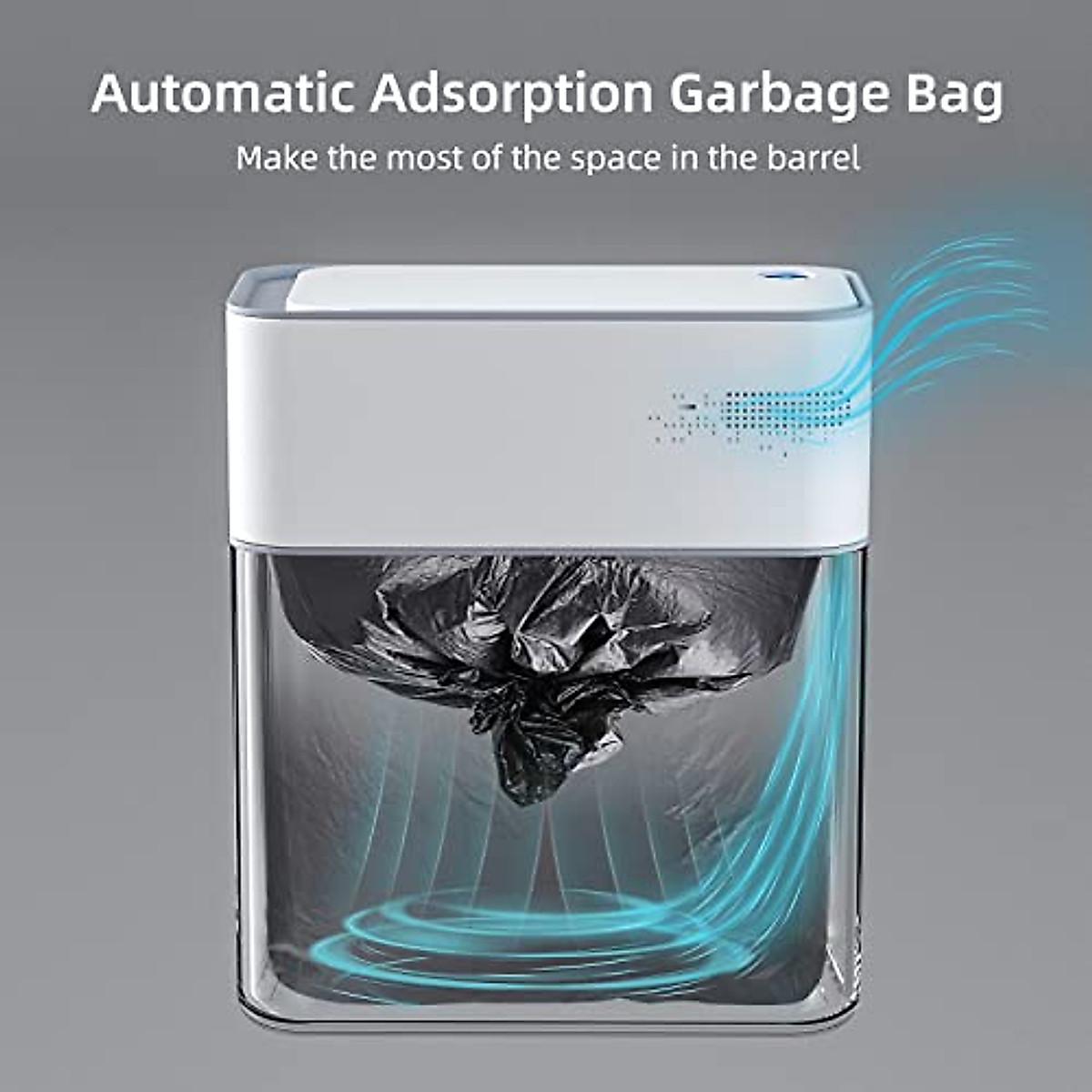 MOPALL Small Bathroom Trash Cans with Lids