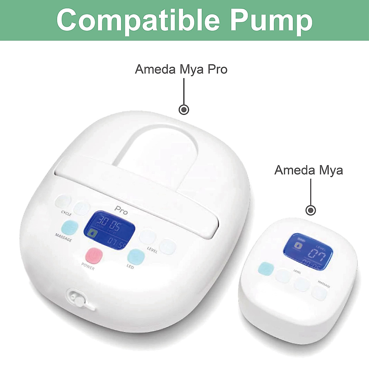 Maymom Tubes Compatible with Ameda MYA Pump Ameda MYA Pro Pump Not Original Ameda MYA Tubes Not Original Ameda MYA Breast Pump Accessories Not Original Ameda MYA Breast Pump Parts;