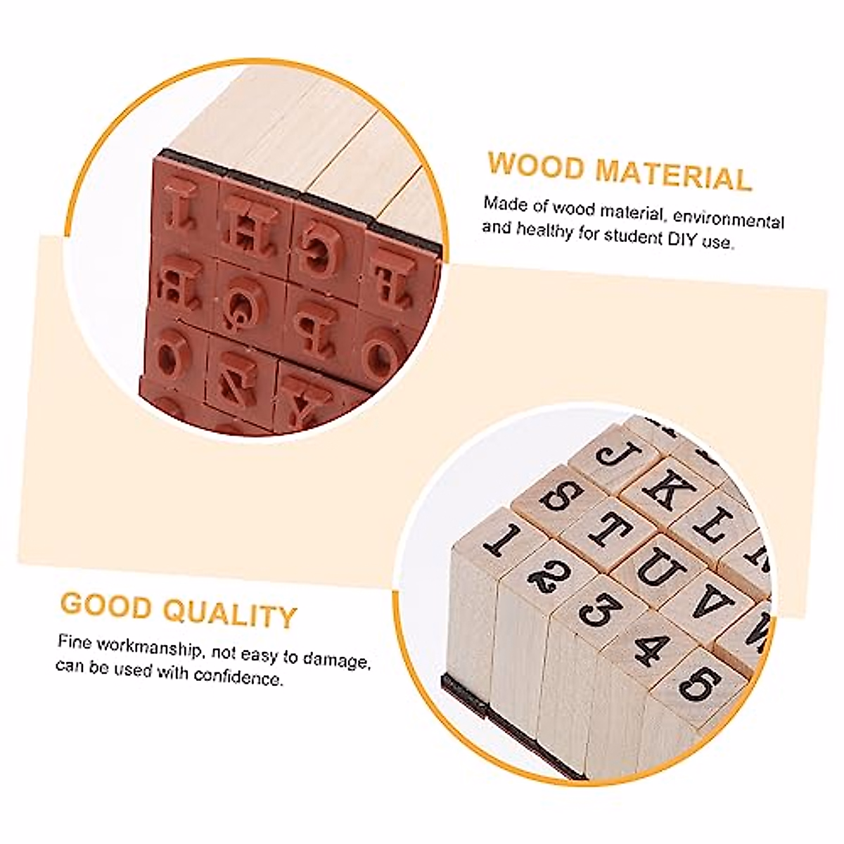 Letter Flash Cards 1 Set Hand Stamp Scrapbook for Stamps Wooden Stamps for Wood DIY Letter Flash Cards Craft Sets Stamps Set Hand Account Stamp Stamper Seals Small Card Kits