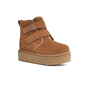 UGG Unisex-Child Neumel Platform Boot, Chestnut, 2