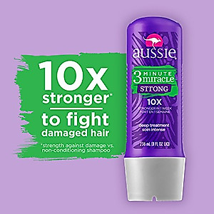 Damage Repair - Aussie Paraben-Free Total Miracle 3 Minute Miracle Conditioner w/Apricot, 8.0 fl oz (Packaging May Vary)