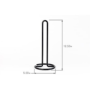 Paper Towel Holder (Matte Black)