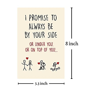 Cheerin Valentine's Day Cards for Him or Her | Anniversary Card | Gifts for Him or Her | Fun Gift Birthday Card for Husband Wife Boyfriend Girlfriend Men Women