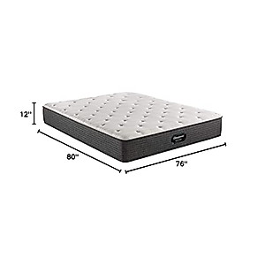 Beautyrest Silver BRS900 12 inch Medium Firm Innerspring Mattress, King, Mattress Only