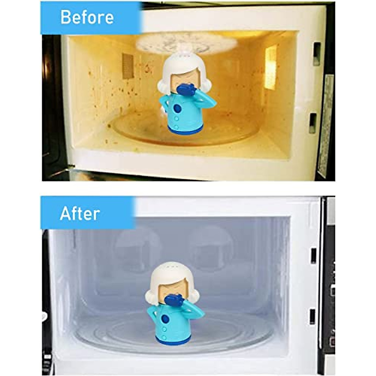 Spardar Chilly Mama Fridge Deodoriser, Refrigerator Odor Absorber Freezer Fridge Odor Eliminato, The Fun and Easy Way to Absorbs Odors with Amazing Results, Just Add Baking Soda to Absorb