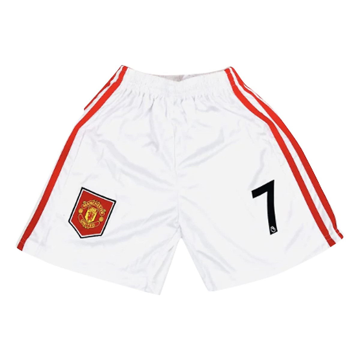 Manchester Ronaldo Red Home Soccer Kids Set (Jersey + Shorts + Socks) Kit Size Medium (8-9 Years Old) for Youth