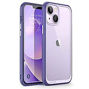 SUPCASE Unicorn Beetle Style Series Case for iPhone 14 / iPhone 13 6.1 Inch, Premium Hybrid Protective Slim Clear Case (Mauve)