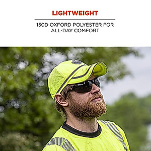Ergodyne mens High Visibility, Reflective Hat Cap, Lime, One Size US