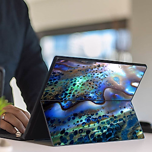 IT'S A SKIN Microsoft Surface Pro 6 (fits Most Older Models) Decal Vinyl Wrap | Abalone Pearl Sea Shell Green Blue