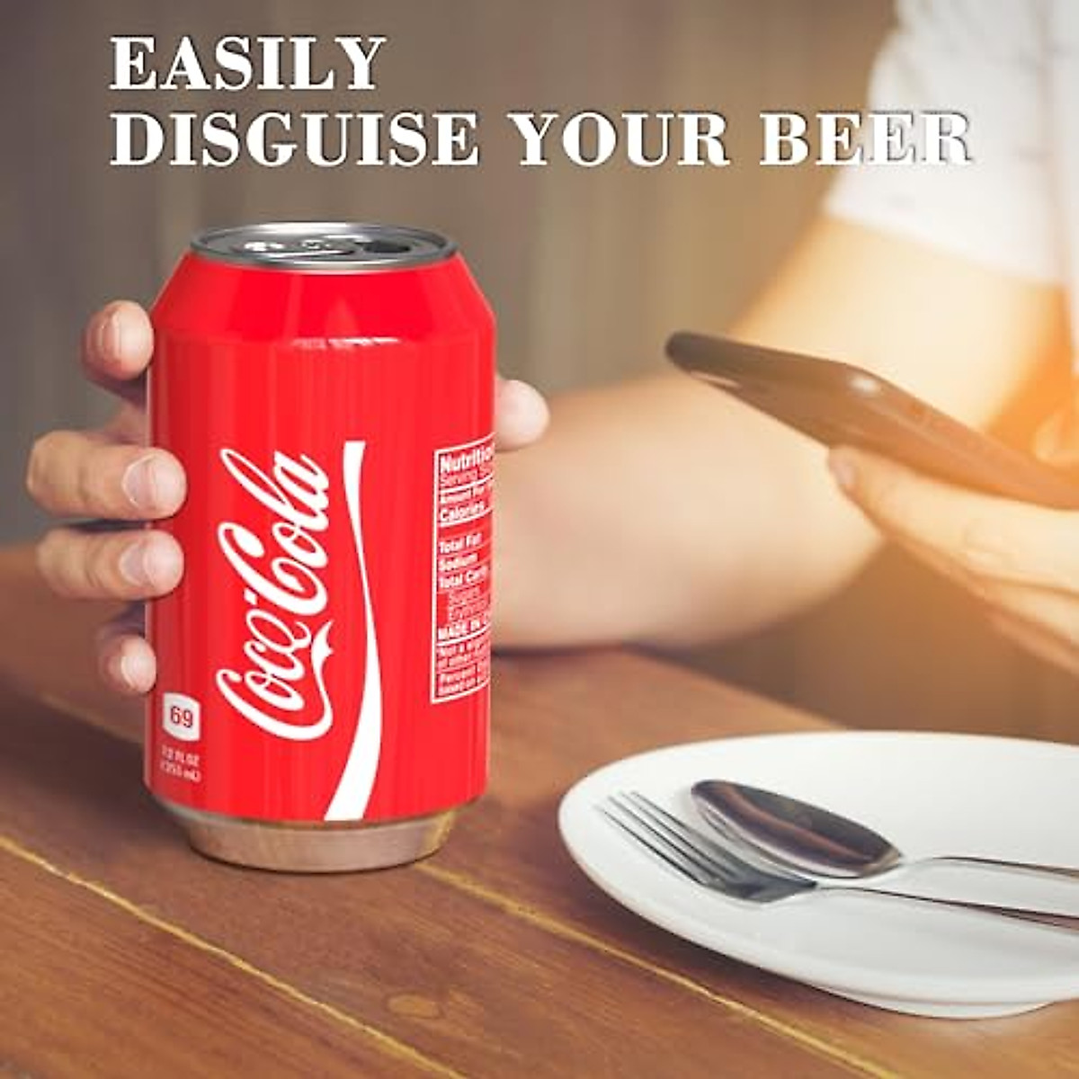 jsbeuith Silicone Bottle Insulator Slim Can Sleeves CoverSet of 4 Can Beverage Coolers for 12oz Energy Drink & Beer Cans (Flag)