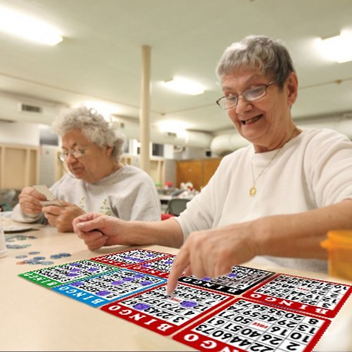 1000 Pack Bingo Chips (Red)