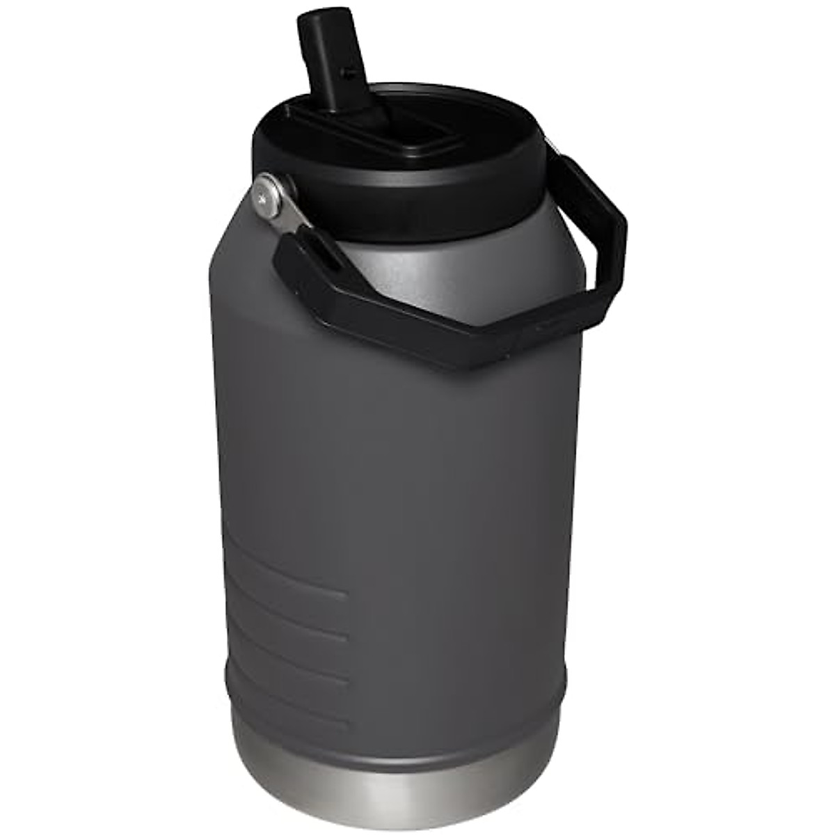Stanley IceFlow Flip Straw Jug with Handle 96 oz| Twist On Lid and Flip Up Straw | Leak Resistant for Travel and Sports | Insulated Stainless Steel | BPA-Free | Charcoal