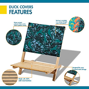 Duck Covers Bamboo Beach Chair, Olympic Forest