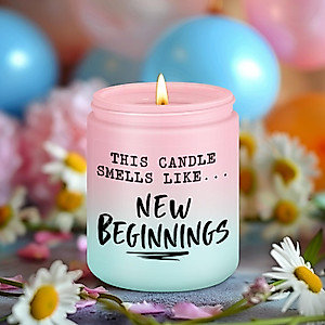 Miracu Scented Candles - New Beginnings Gifts for Women, New Job Gifts - Breakup, Divorce Gifts for Women Men - Congratulations Leaving Job Gifts, New Home Fresh Start New Chapter in Life Gifts