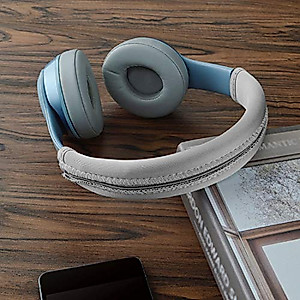 Geekria Headband Cover for Beats Solo 3, Solo 2 Headphones, Headband Protector, Headband Cover Cushion Pad Repair Part, Easy DIY Installation (Gray)