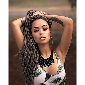 Bib Necklace for Women,Gold and Black Chunky Layered Choker Necklace,African Statement Fashion Collar Necklace Jewelry Gifts