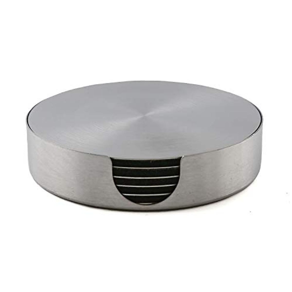 Thirstystone 6-Pack Stainless Steel Coasters in Stainless Steel Holder