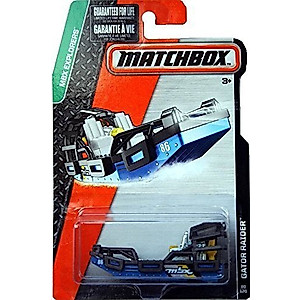 Matchbox, 2015 MBX Explorers, Gator Raider Air Boat [Blue] 80/120