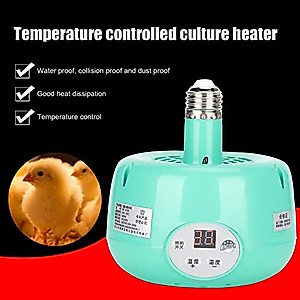 Poultry Heat Lamp, Pet Heat Lamp E27 Bulb Cultivation Heating Lamp Keep Warming Light for Brooder Piglets Heater Chicken Ducks Livestock Pet Coop 220V