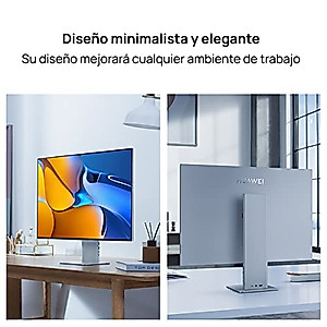 HUAWEI MateView 28.2" Monitor, 4K+ UHD Wireless 3.2, IPS, 98% DCI-P3, VESA DisplayHDR 400, Wireless Projection, USB-C, HDMI, Mystic Silver