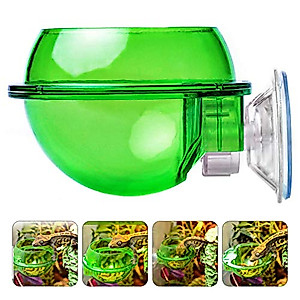 balacoo 4pcs Reptile Food Bowl Turtle Feeder Feeding Dish Tortoise Food Container Reptile Eating Bowl Water Dish Tray for Gecko Snake Turtle Bearded Dragon