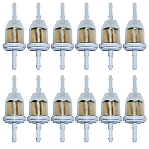AUMEL 25 050 03-S Fuel Filter Kit 12Pcs For Kohler 25 050 08-S John Deere AM116304 GY20709 Gravely 21410800 21541500 Toro 98021 71-5960 Part.