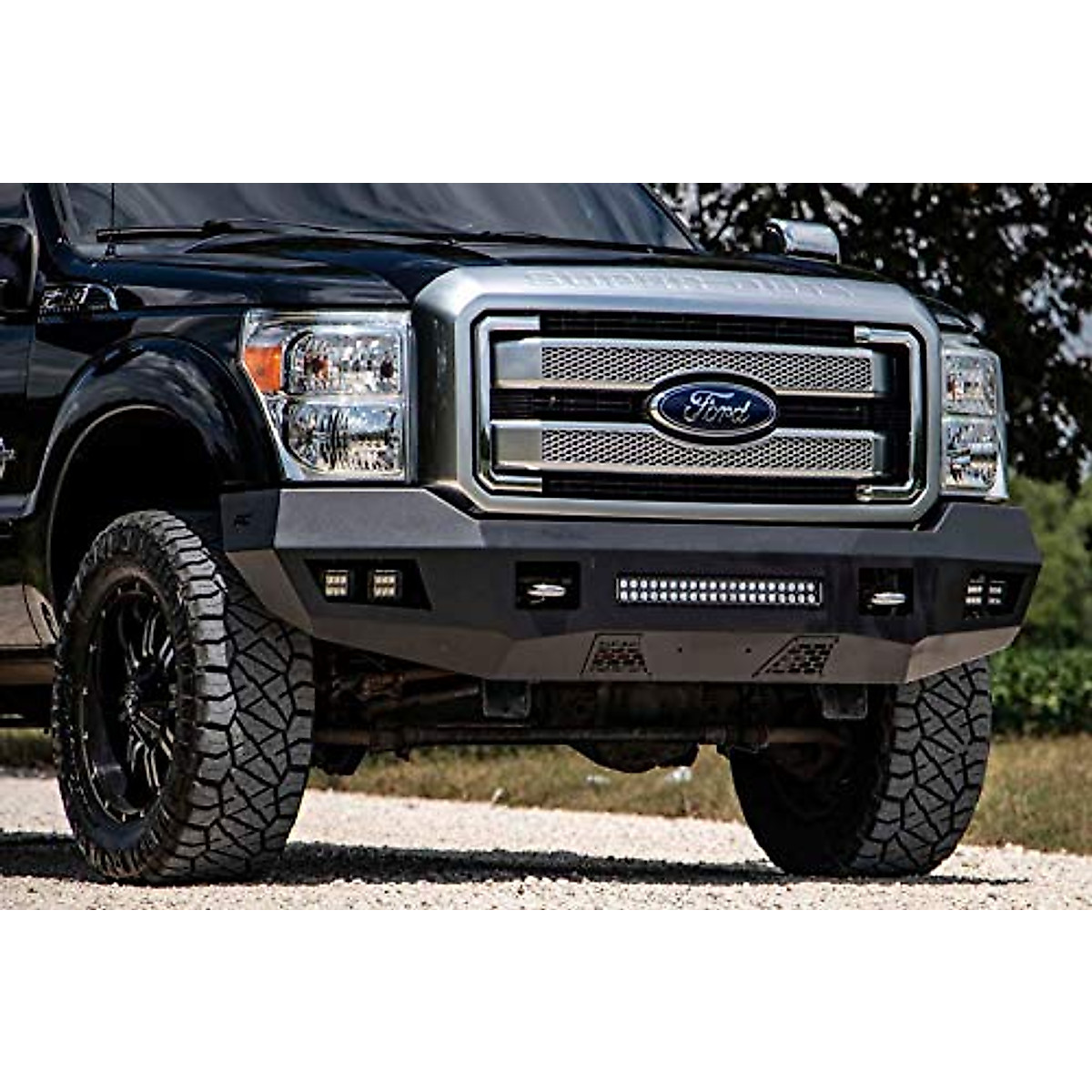 Rough Country Heavy Duty LED Front Bumper for 11-16 Ford Super Duty - 10783