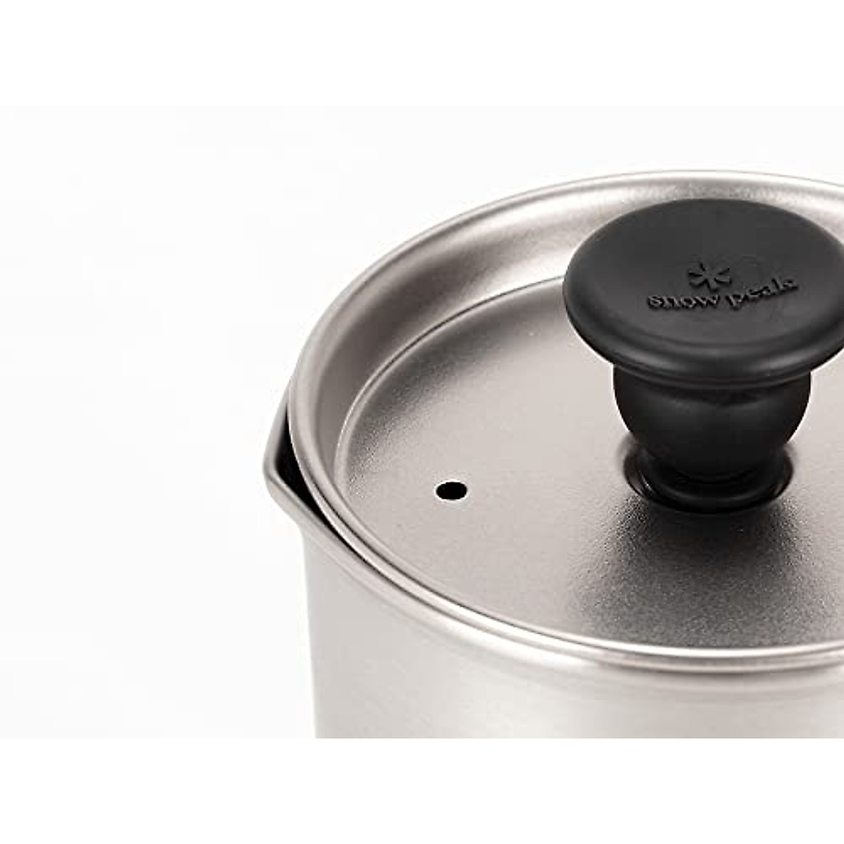 Snow Peak Titanium French Press - Ultralight Coffee Maker for Camping, Backpacking & Hiking - Camping Cookware Essential for Coffee Anywhere