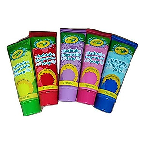 Crayola Bathtub Finger Paint Soap 5 Pack