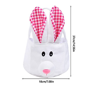 Easter Candy Basket Storage Basket Children's Gift Animal Basket Holiday Portable Basket Organization Kitchen