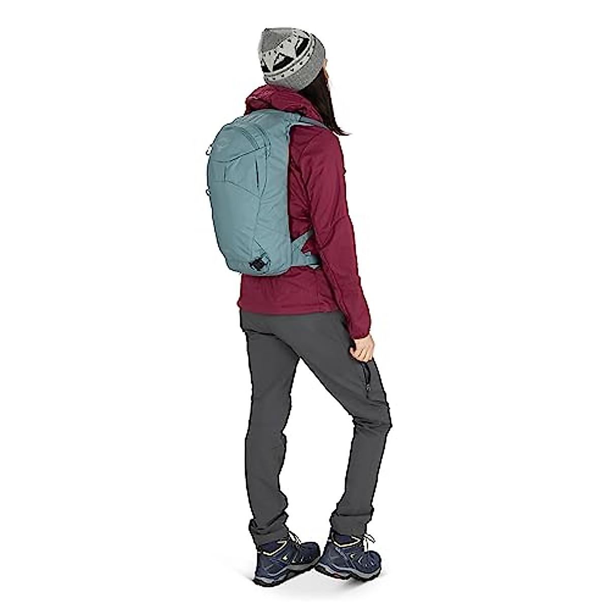 Osprey Glade 12L Ski and Snowboard Backpack with Hydraulics Water Reservoir, Celestine Blue