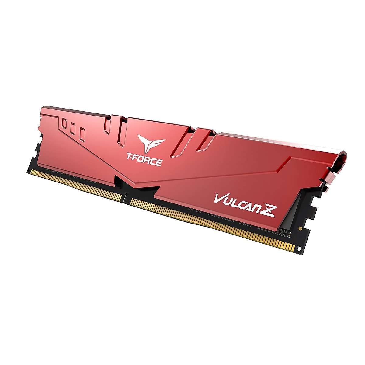 TEAMGROUP T-Force Vulcan Z DDR4 16GB Kit (2x8GB) 3200MHz (PC4-25600) CL16 Desktop Memory Module Ram Red TLZRD416G3200HC16FDC01