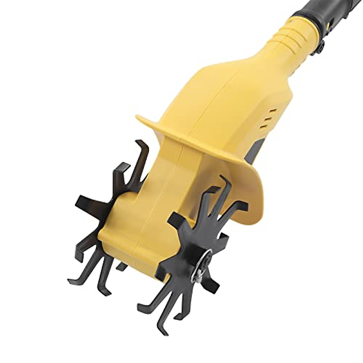 Cordless Tiller Cultivator 20V 250RPM Electric Tiller Electric Garden Tiller Cultivator Garden Cultivator for Lawn Yard