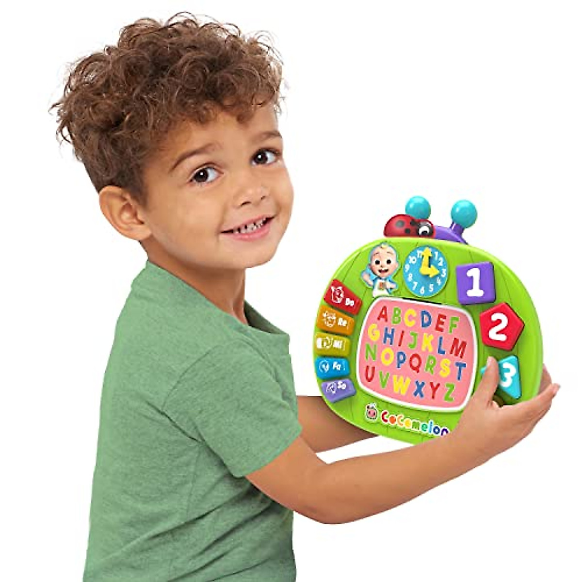 CoComelon Learning Melon Busy Board, Over 45 Phrases, Preschool Learning and Education, Kids Toys for Ages 18 Month, Amazon Exclusive Toy