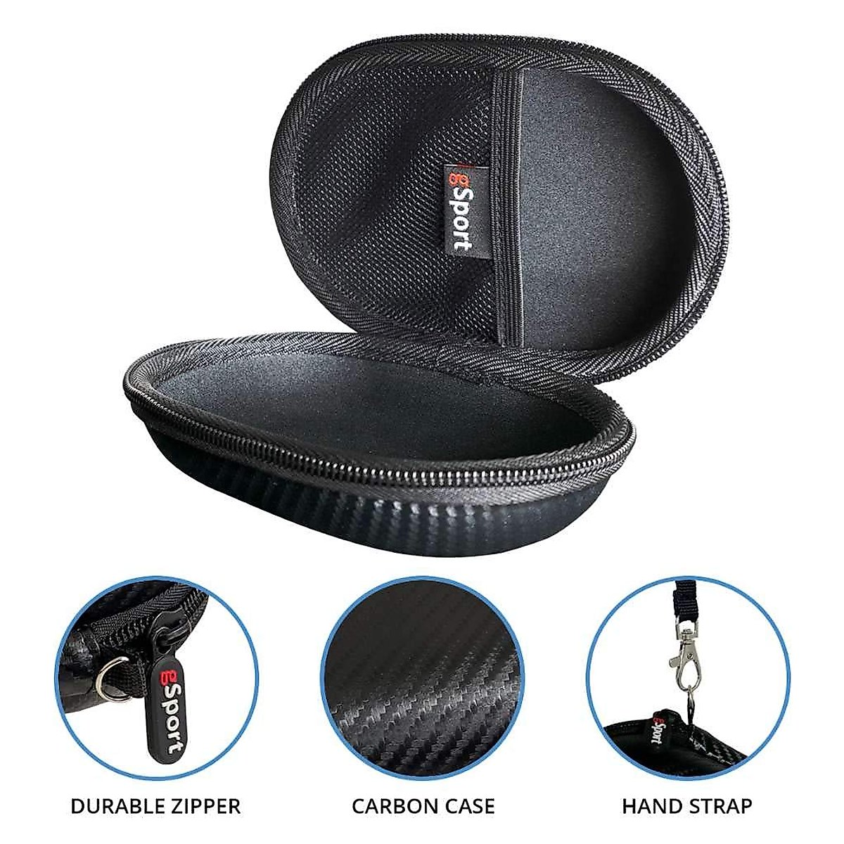 JBL GO 3 Waterproof Ultra Portable Bluetooth Speaker Bundle with gSport Deluxe Hardshell Case (Gray)