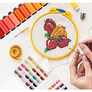 ilauke 95Pcs Bobbins Sewing Thread Kits, 400 Yards per Sewing Thread Polyester Spools with Case 45 Colors Sewing Supplies, Prewound Bobbin for Brother Singer Janome Hand & Machine Sewing