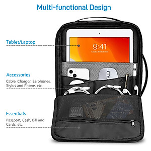 Fintie Bundle: Hard Shell Case for MacBook Pro 13 Inch A2338(M2 M1) A2251 A2289 A2159 A1989 A1706 A1708 + 13.3" Laptop Shoulder Bag Briefcase with Luggage Strap