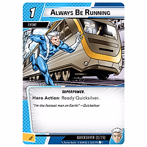 Marvel Champions The Card Game Quicksilver HERO PACK - Superhero Strategy Game, Cooperative Game for Kids and Adults, Ages 14+, 1-4 Players, 45-90 Minute Playtime, Made by Fantasy Flight Games