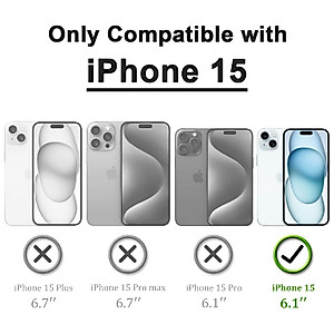 Tnarru for iPhone 15 Case Clear with Stand [360° Rotatable Magnetic Ring Holder Kickstand] Soft TPU Bumper Glitter Electroplated Shockproof Thin Slim Phone Case for iPhone 15, Pink