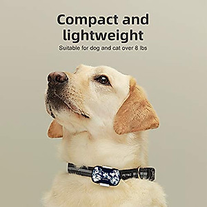 PETBIZ G20 GPS Pet Tracker, 30 Days Battery Life, IPX7 Waterproof Light Weight Compact GPS Tracker for Cat and Dog (Ice camo)