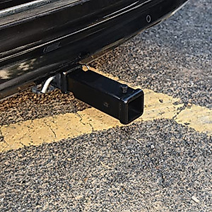 REYSUN Receiver Tube 864336 Trailer Hitch Extender 8-1/2 inch Extension, Fits 2 inch Hitch Receiver, 3,500lbs G.T.W, Hitch Pin and Clip Included…