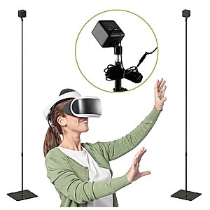 Skywin VR Stand Compatible with HTC Vive & Index Base Station - Tempered Glass HTC Vive Stand for Vive and Rift Constellation Sensors