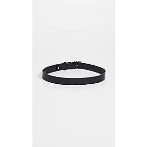rag & bone Women's Boyfriend Belt, Black, S